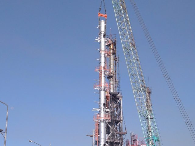 Manufacturing And Erection Of Coal Tar Refinery’s Distillation Column ...